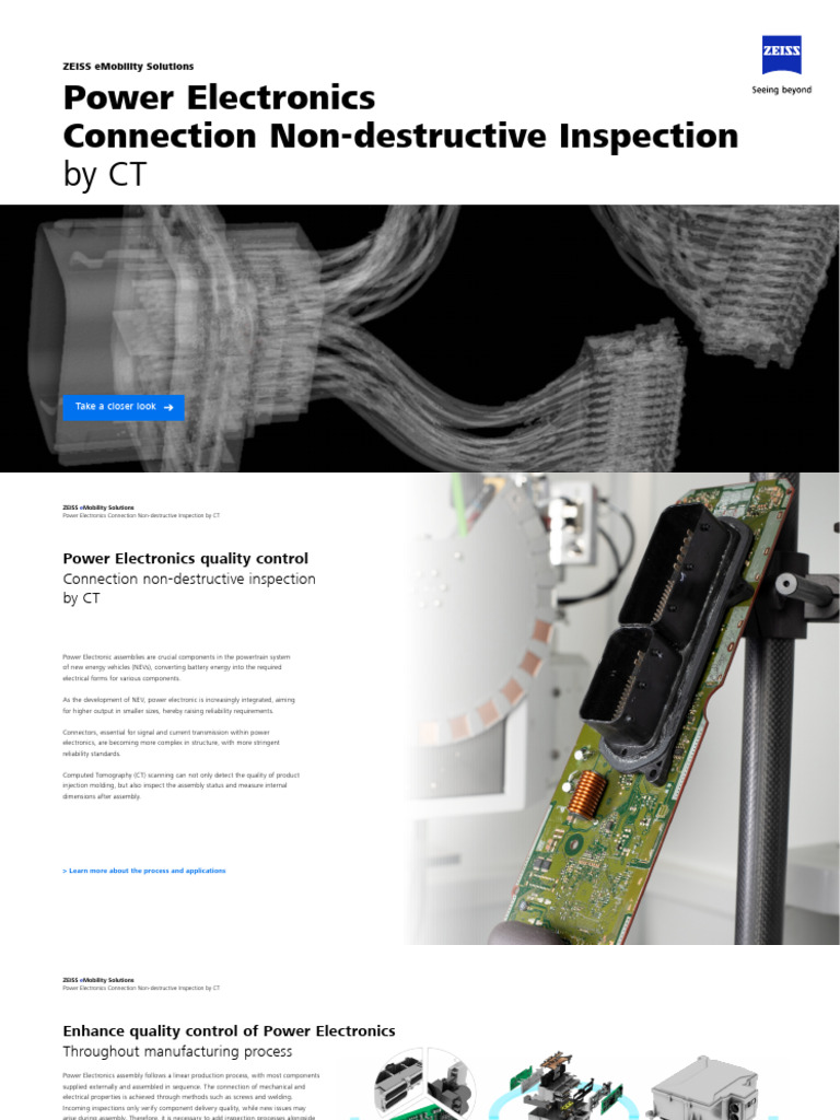 Power Electronics Connection Non-Destructive Inspection by CT PDF | PDF ...