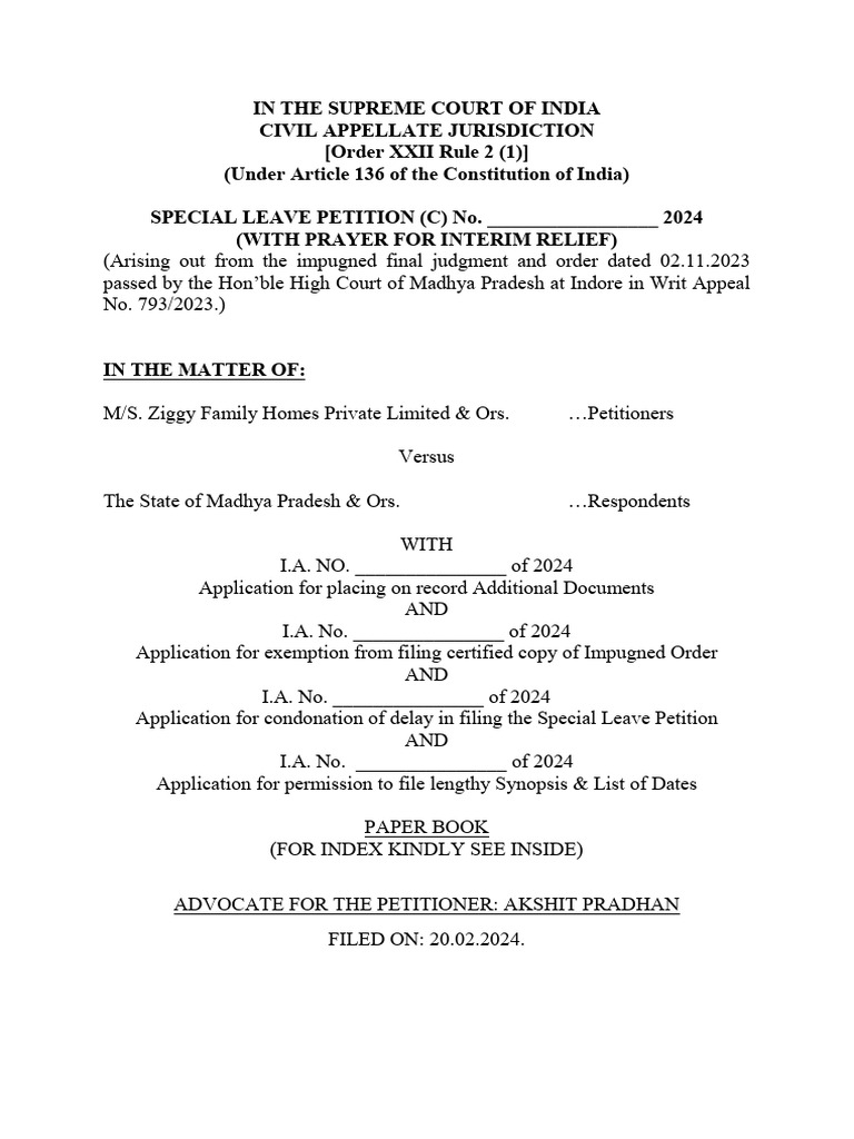 Ziggy Final SLP Full Size | PDF | Lawsuit | Complaint