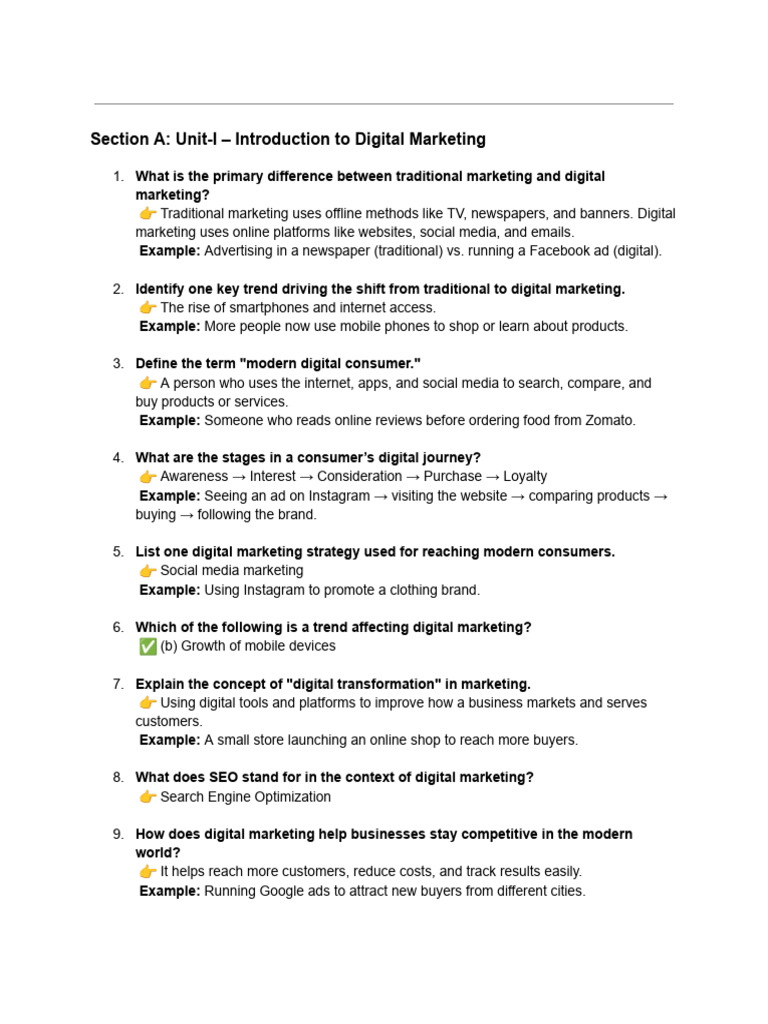 Digital Marketing Imp Ques English | PDF | Digital Marketing | Social Media Marketing