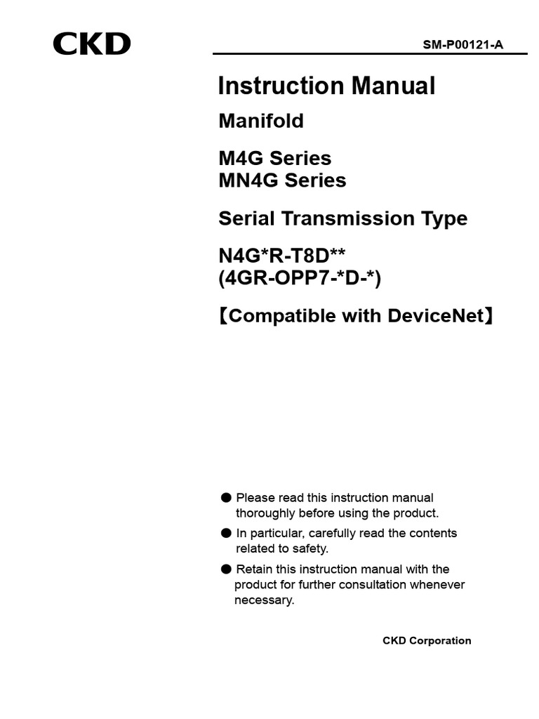 4GR-T8D Series DeviceNet (7MB) (1MB) | PDF | Electrical Connector | Programmable Logic Controller