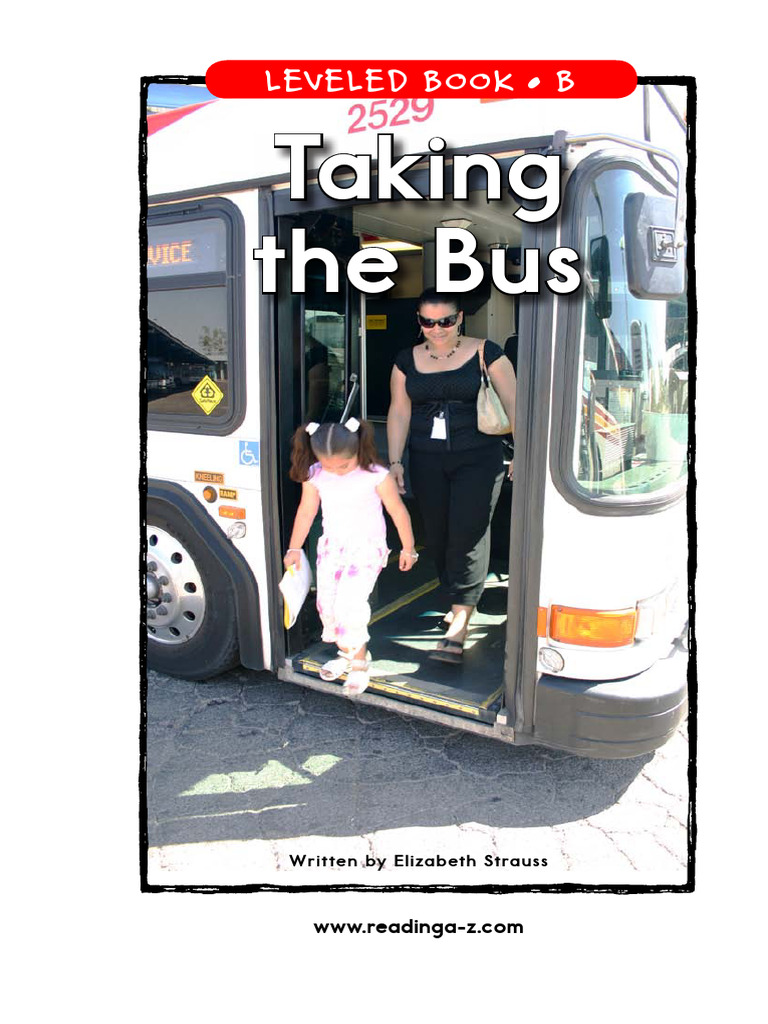 Taking the Bus: A Level B Story | PDF | Bus Transport | Public Transport
