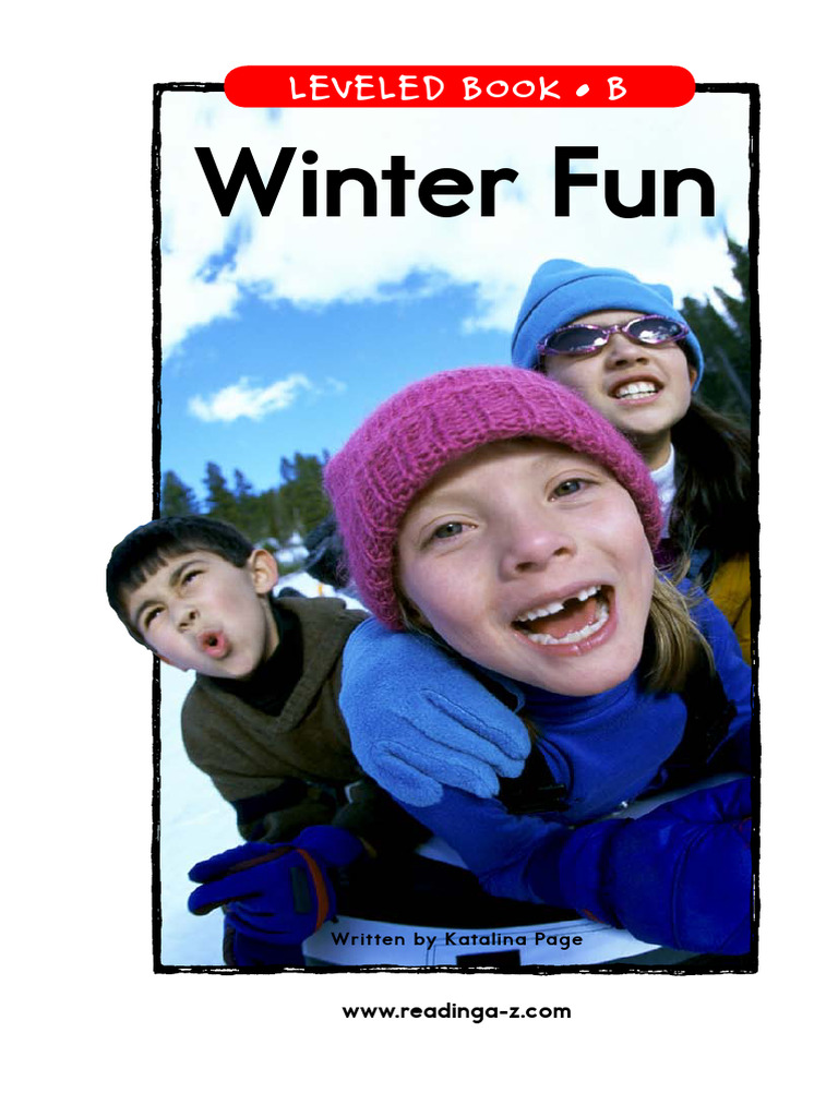 Winter Fun: Level B Book Guide | PDF | Companies | Getty Images