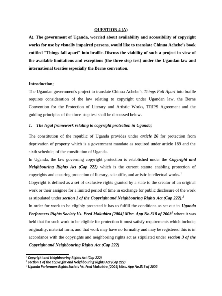 Ip Extra Exam Assessment | PDF | Copyright