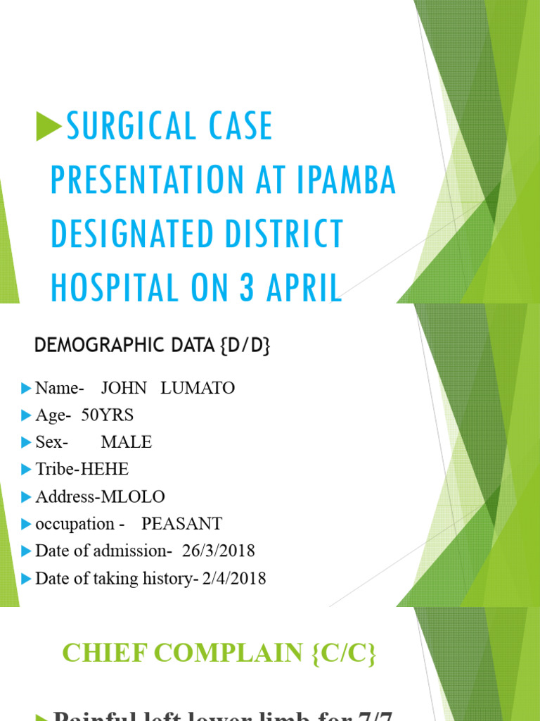 Surgical Case Presentation-2 | PDF | Pulse | Respiratory System