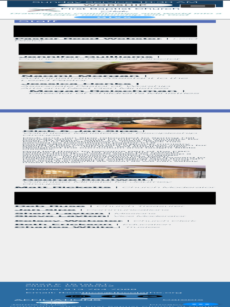 Our Staff & Leadership Fbcolathe | PDF