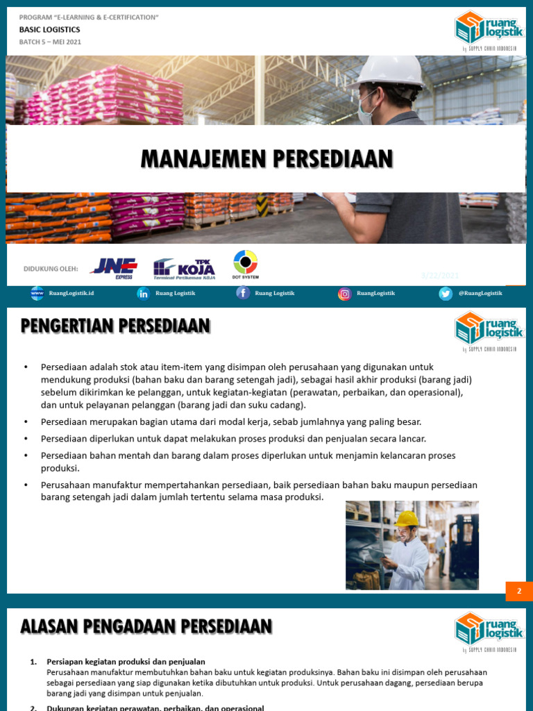RL. Manajemen Persediaan | PDF