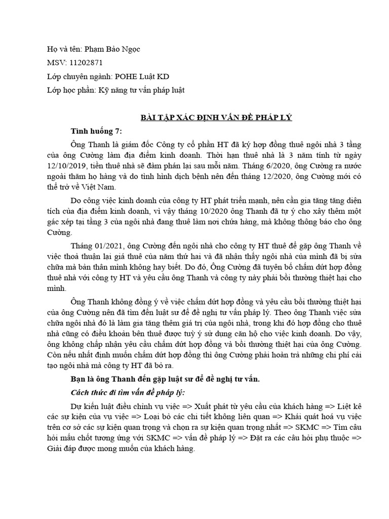 Ky Nang TVPL Ky Nang Tu Van Phap Luat | PDF