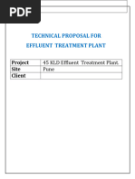 STP Plant Design Model | PDF | Sewage Treatment | Industrial Processes