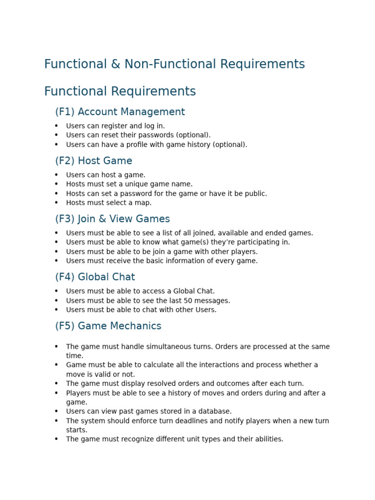 Functional & Non-Functional | PDF | Password | User (Computing)