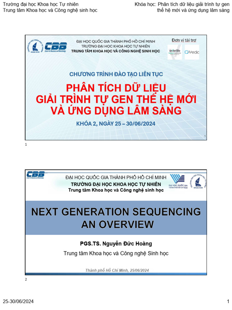 NGS Introduction | PDF