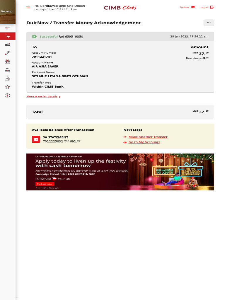 CIMB Clicks 3 | PDF