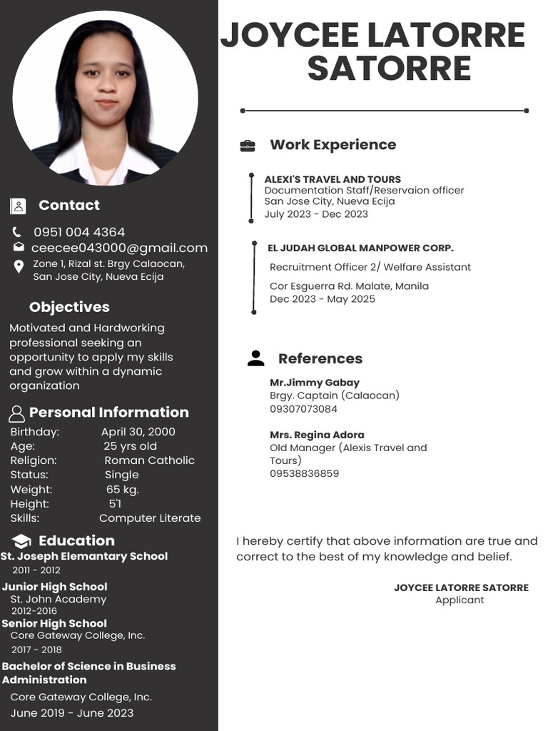 Joycee Satorre | PDF