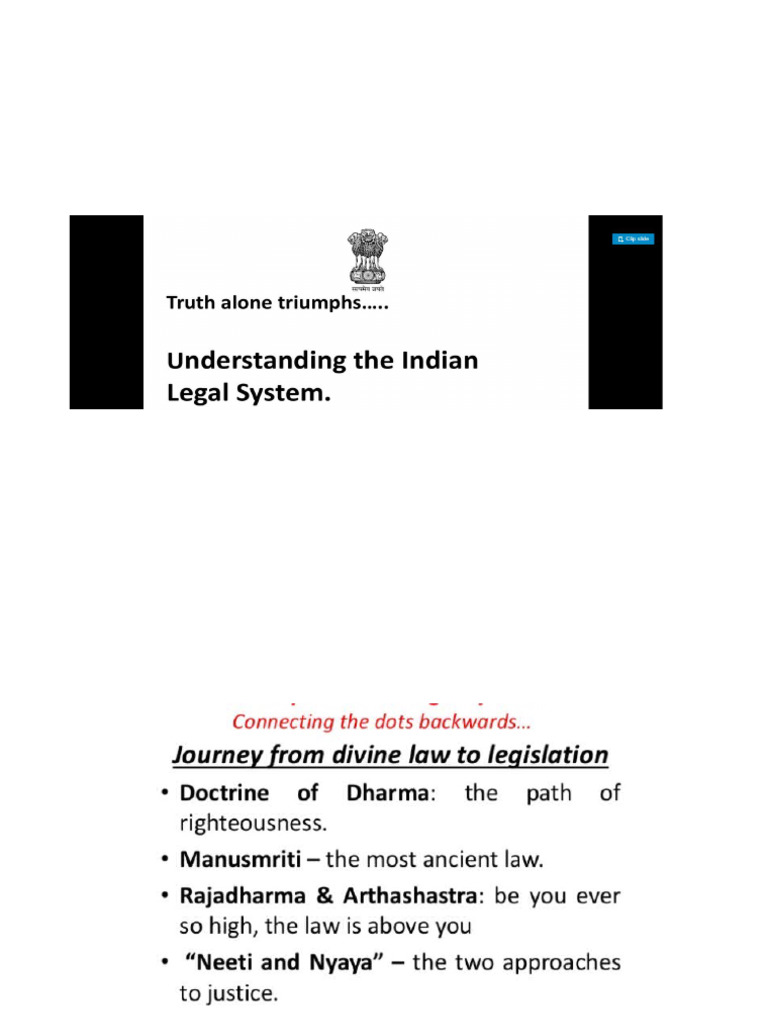 Indian Legal System - An Introduction | PDF | Supreme Court Of The ...