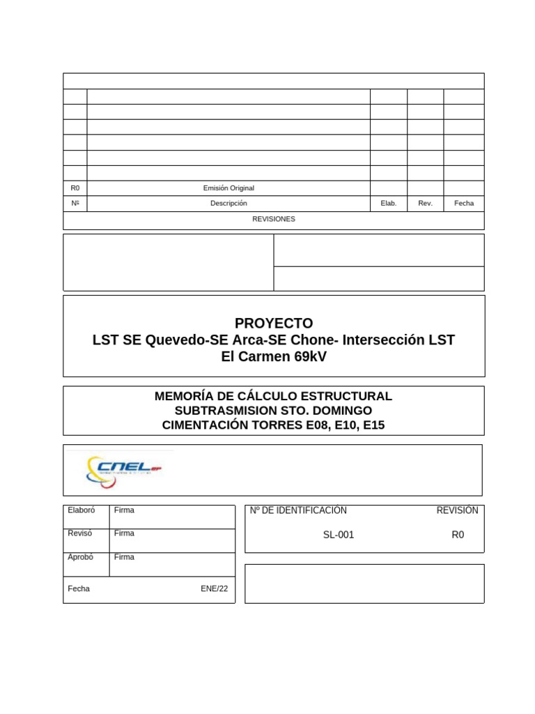 LS-001-R0 Memoria de Calculo Cimentacion | PDF | Elasticidad (Física) | Hormigón