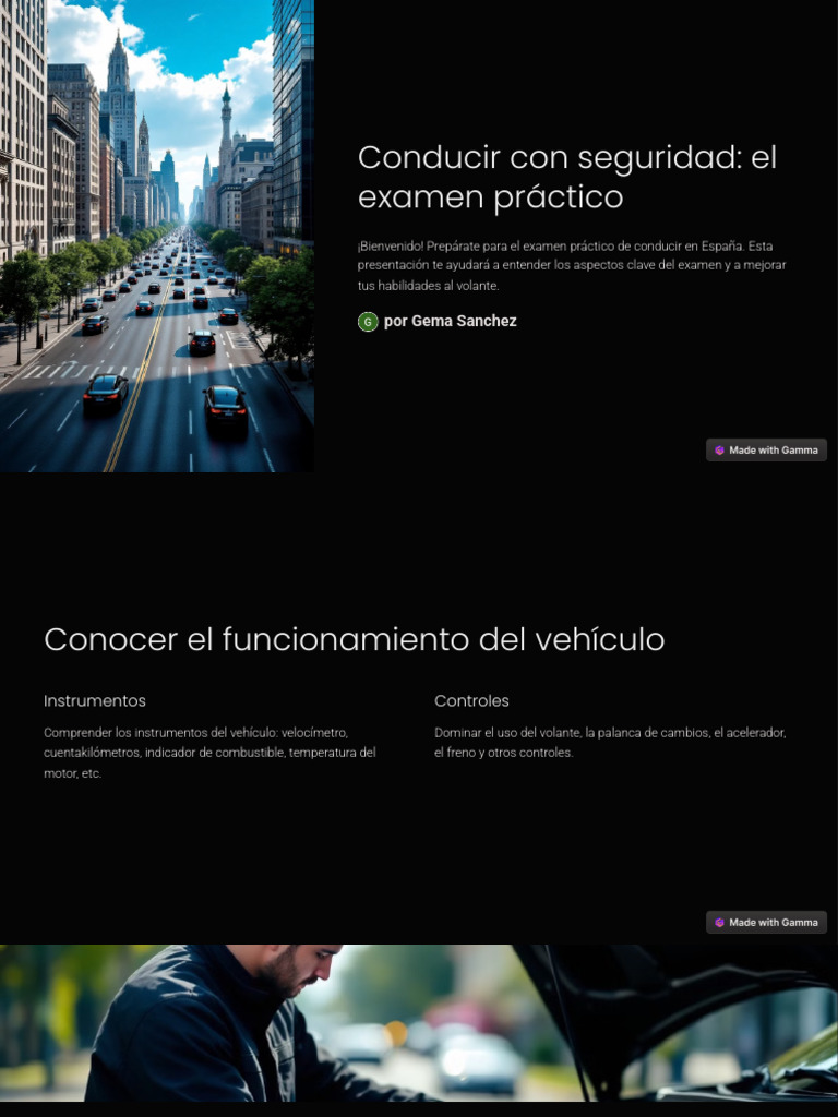 Conducir Con Seguridad El Examen Practico | PDF | Neumático | Vehículos