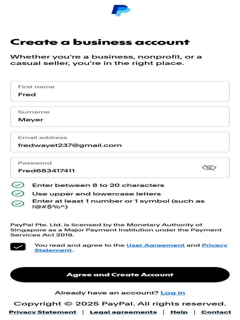 Set Up Your Business Account - PayPal | PDF