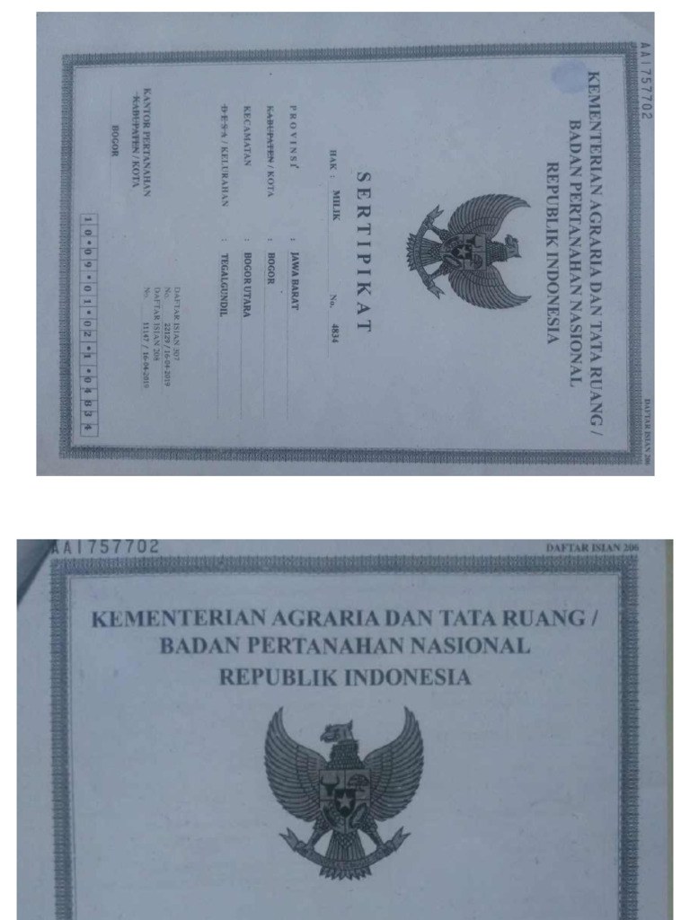 Sertifikat (Salinan) Dikompresi | PDF