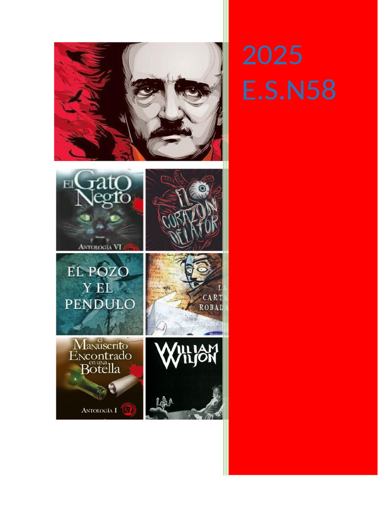 Proyecto 2DO 58 Final | PDF | Cuentos | Edgar Allan Poe