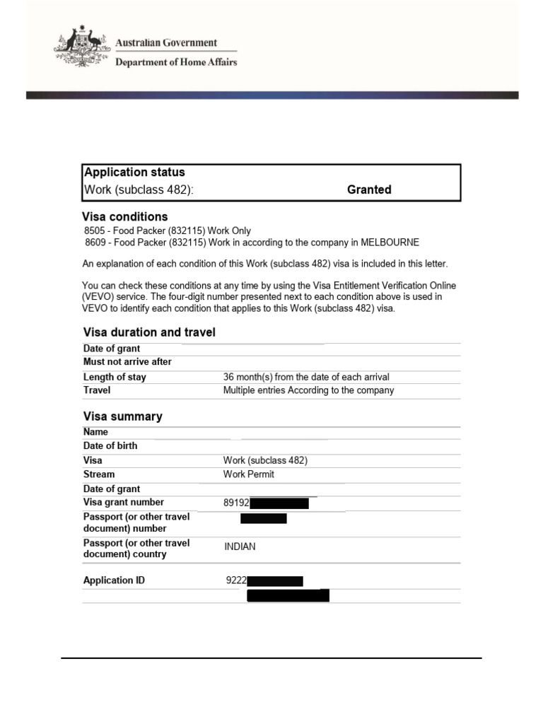 Hartaj Singh Food Packer | PDF | Travel Visa | Immigration