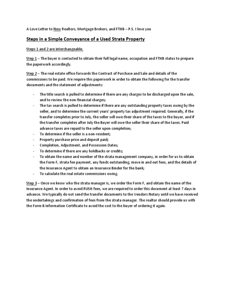 Real Estate Love Letter Guide | PDF