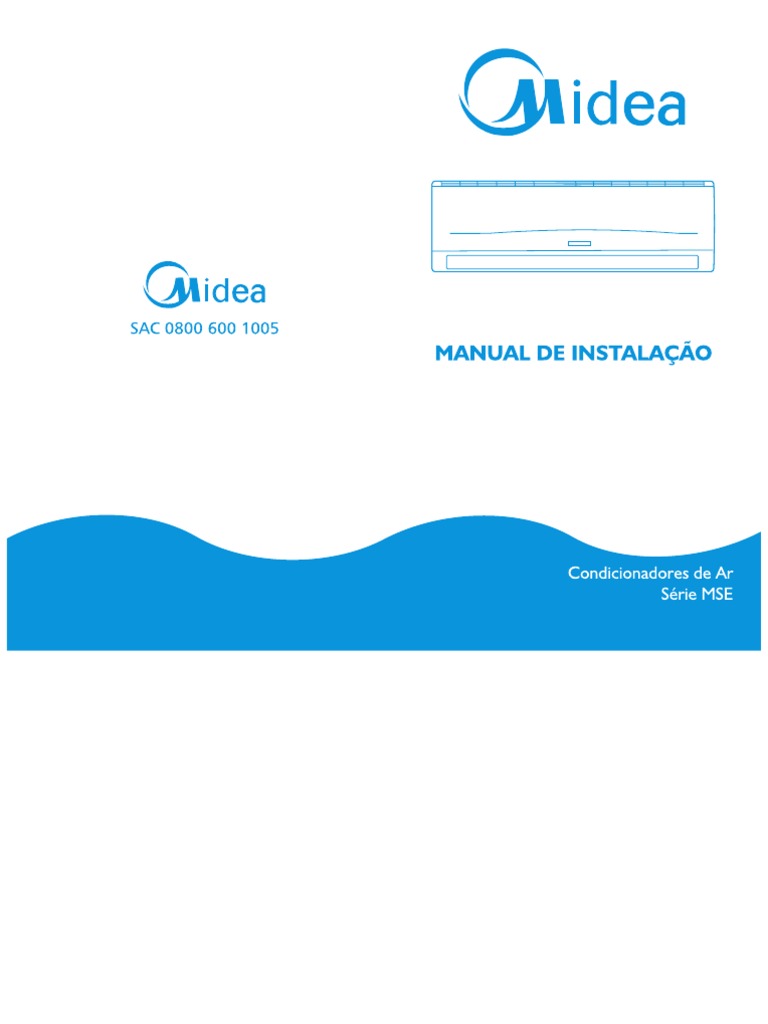 Manual de Instalação Ar Condicionado Midea | PDF
