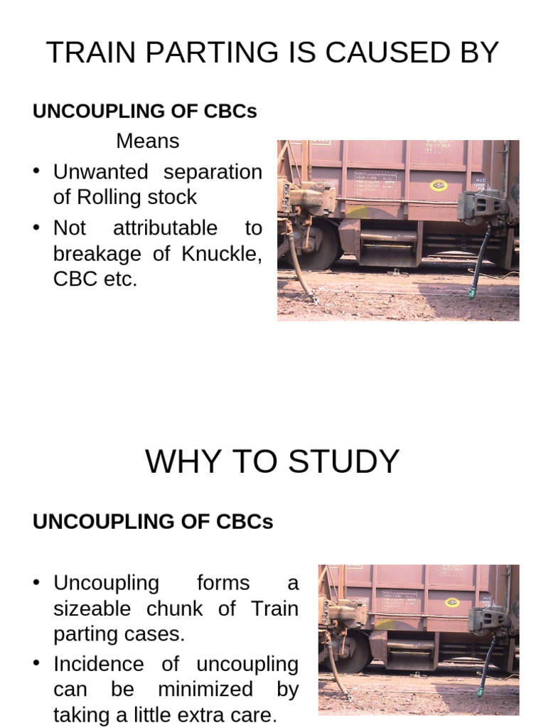 Uncoupling Causes in Train CBCs | PDF