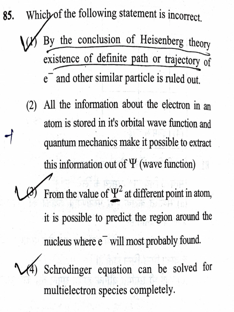 Physical Chemistry Questions Part 1 | PDF