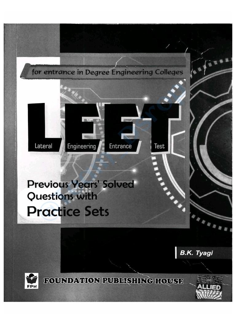 Leet All Pyqs Set (Question Bank) | PDF