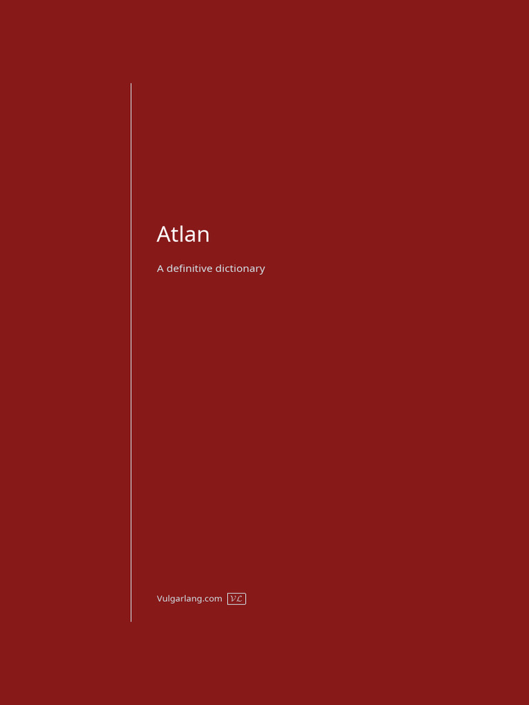 Atlan Dictionary v3 1 Copy | PDF