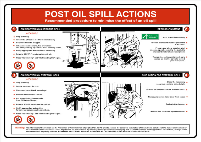 Post Oil Spill Response Procedures | PDF | Oil Spill | Pollution