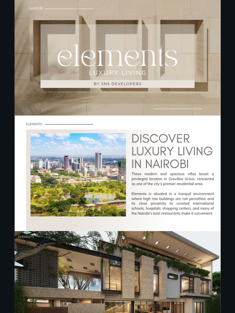 Elements, Nairobi Brochure | PDF | Bathroom | Room