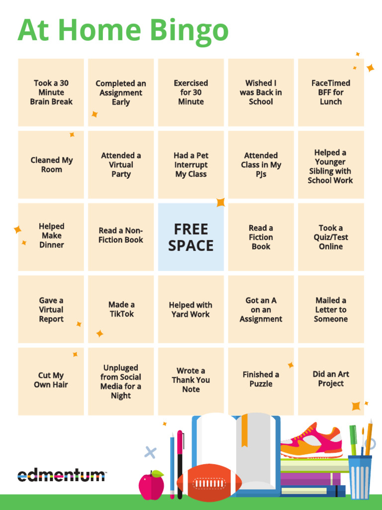 KIDS BingoCards-MIddle - High | PDF