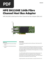Data Sheet HPE Storage Fibre Channel Switch B-Series SN3600B | PDF ...