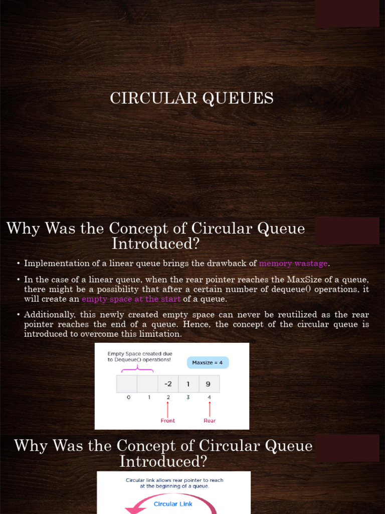 Module 2.2.2 Circular Queue | PDF | Queue (Abstract Data Type ...