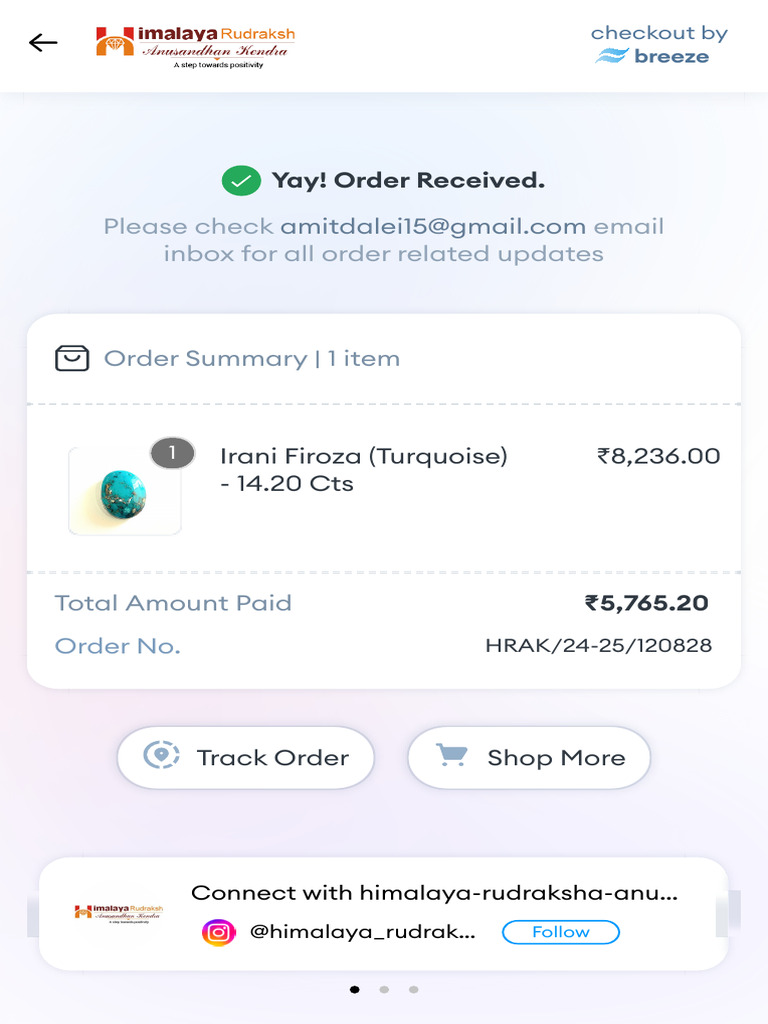 Irani Firoza (Turquoise) - 14.20 Cts Himalaya Rudraksha Anusandhan Kendra | PDF