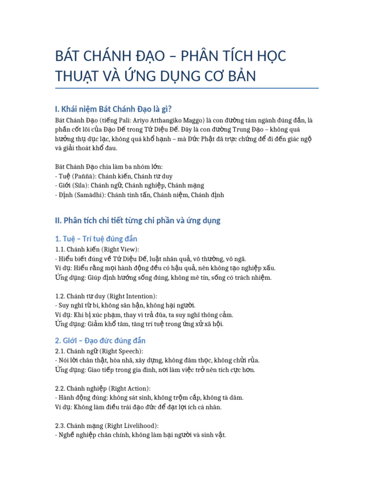 Bat Chanh Dao - Phan Tich Va Ung Dung | PDF