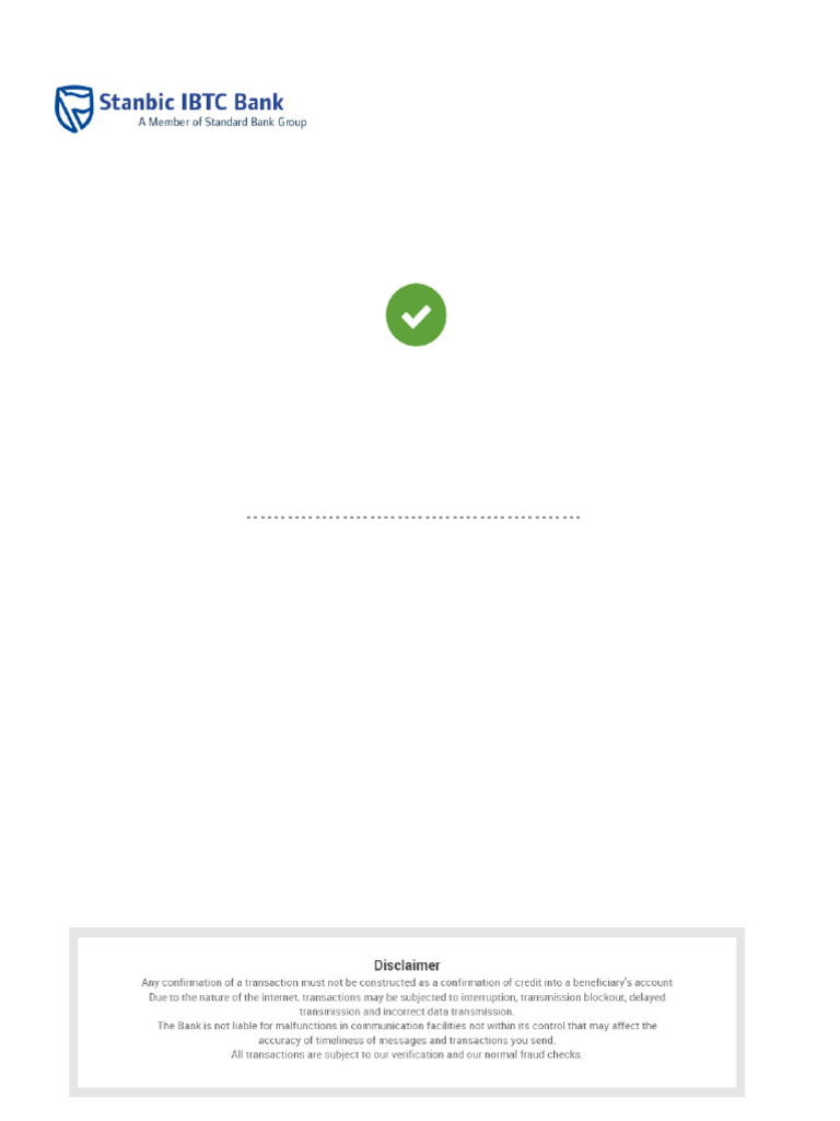 Receipt: Transaction Successful | PDF