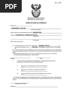 (DHA-1738) Form 8: Department of Home Affairs Republic of South Africa ...
