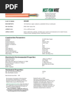 Dekoron Cable Specification Sheet | PDF | Wire | Electric Power