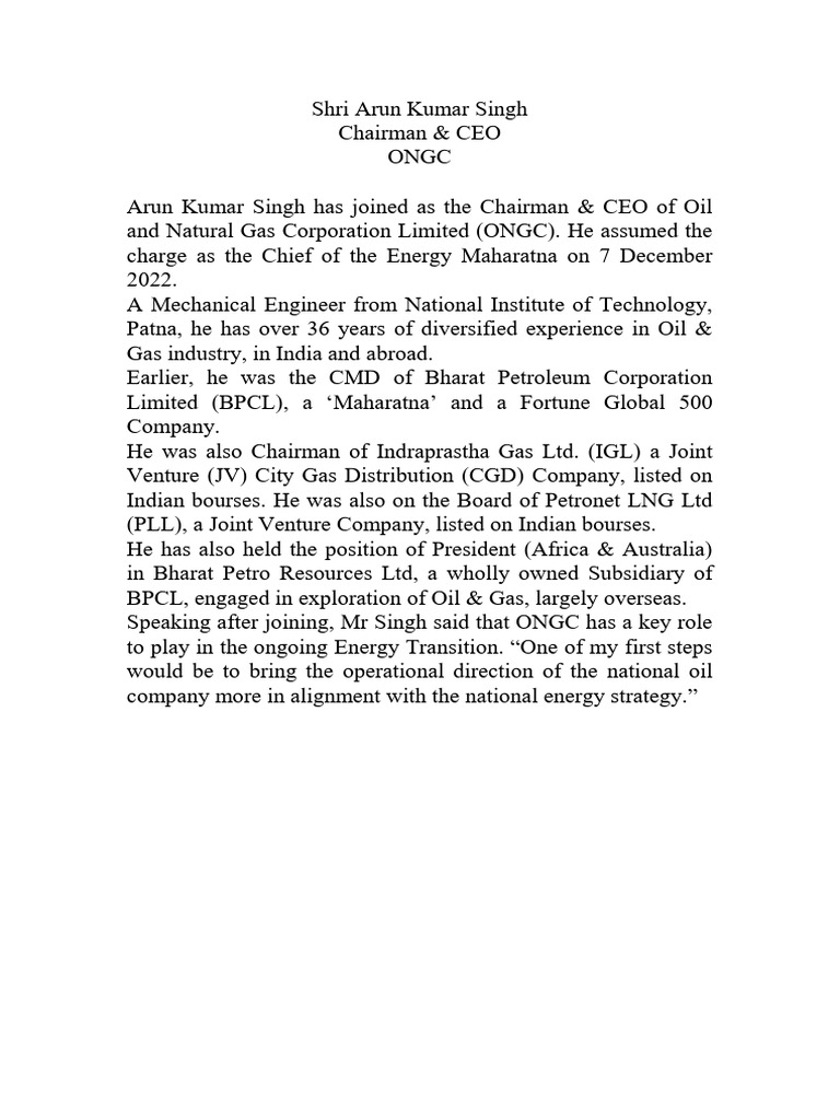 Arun Kumar Singh | PDF