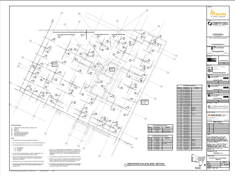 s2-b5br - Reinforcing Plan Levels b5-b2 - Sector B | PDF
