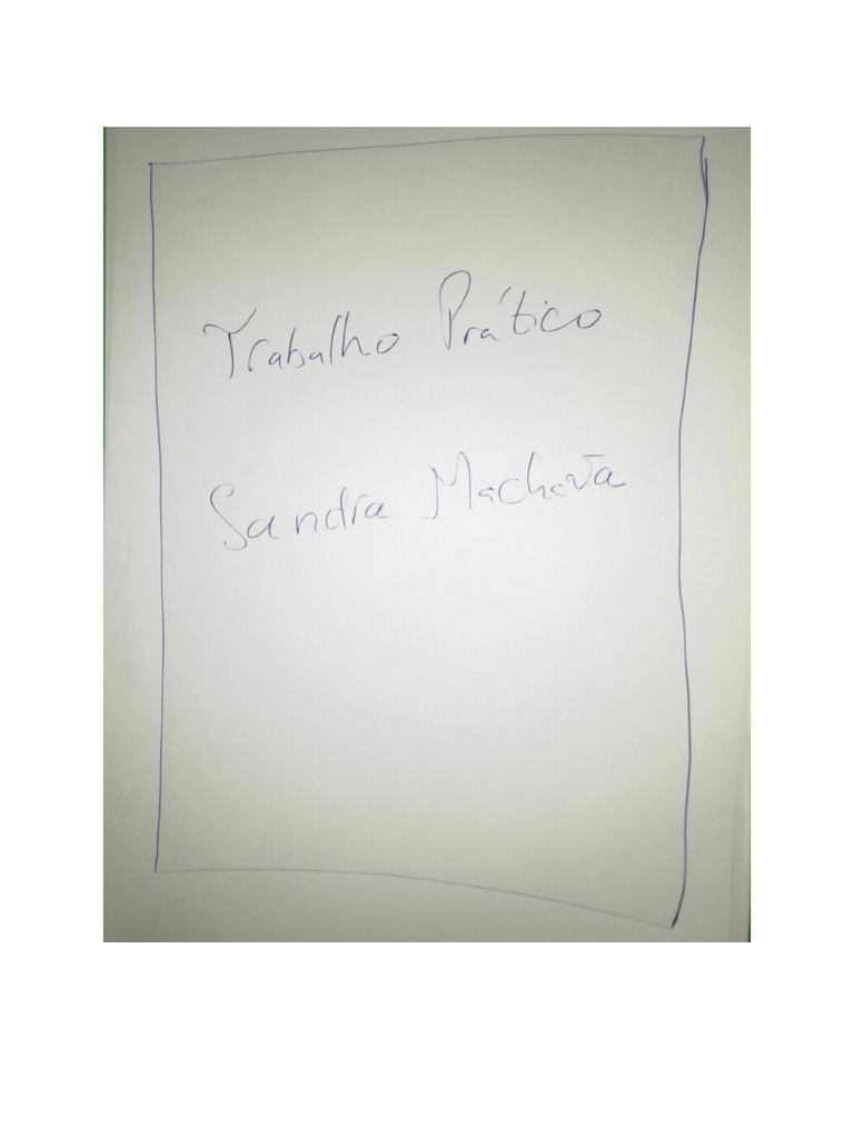 Trabalho Individual Sandra Adelaide | PDF