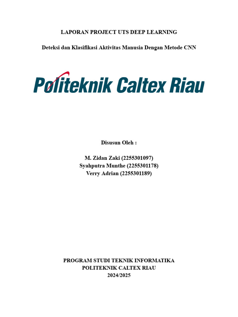 Uts Deep Learning Kelompok 10 | PDF