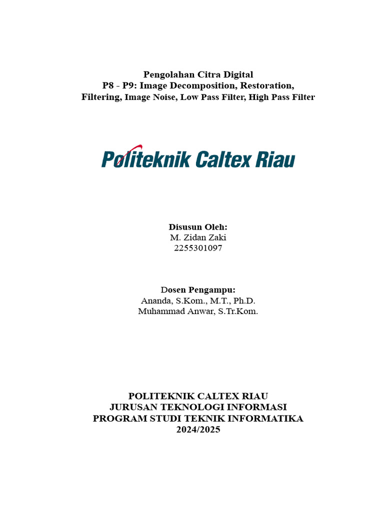 m.zidanzaki Pertemuan8 9 | PDF