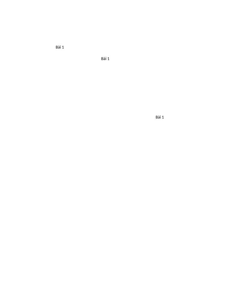 Bai1 1 | PDF