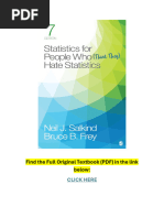 Fundamental Statistics for Behavioral Sciences | PDF | Variance ...