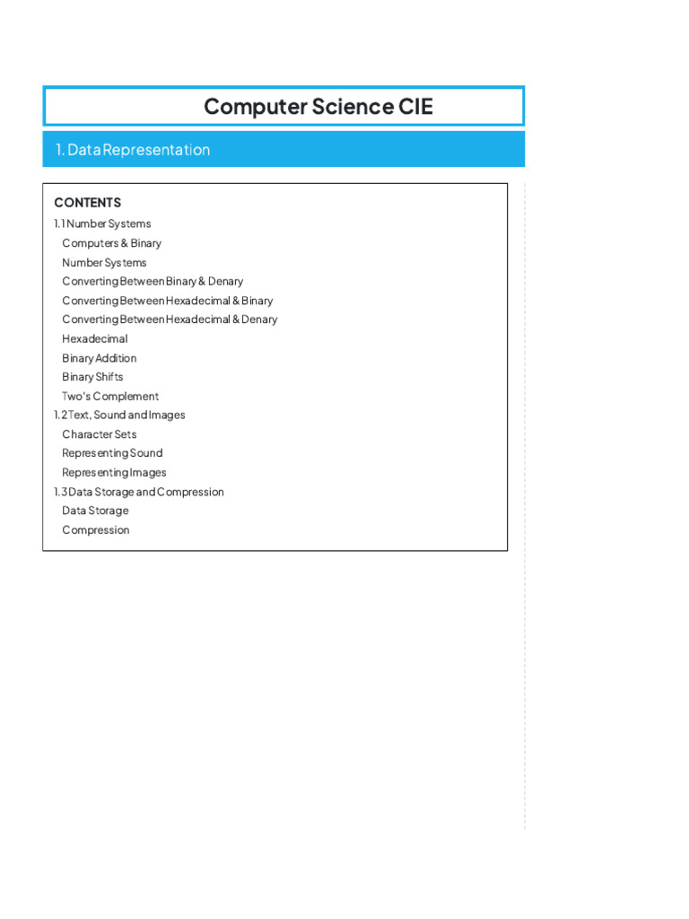 Data Representation | PDF | Data Compression | Digital Audio