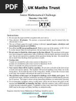 Mathsaurus 2025 Challenge Questions | PDF | Mathematics