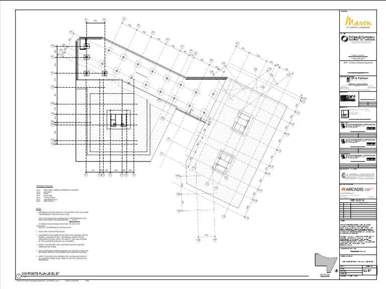 s2-b7 - Composite Framing Plan Level b7 | PDF