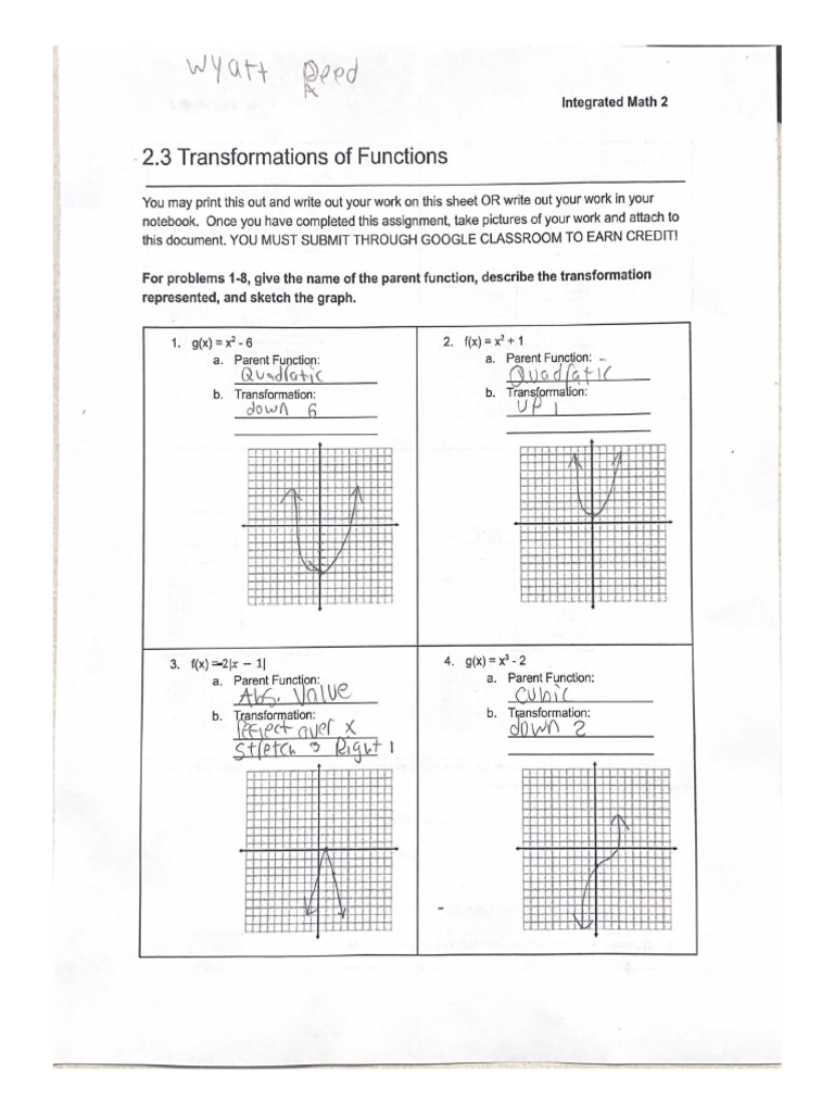 Integrated Math 2 | PDF